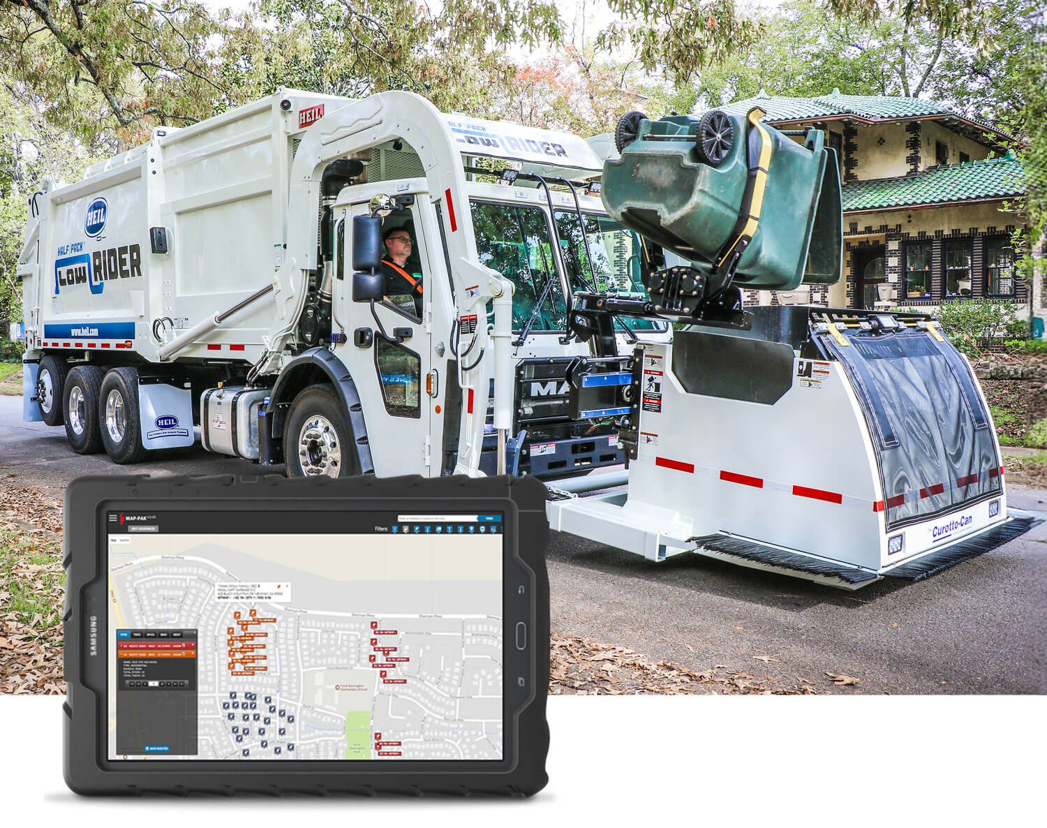 Sustainability Software Technology For Waste Management Fleets